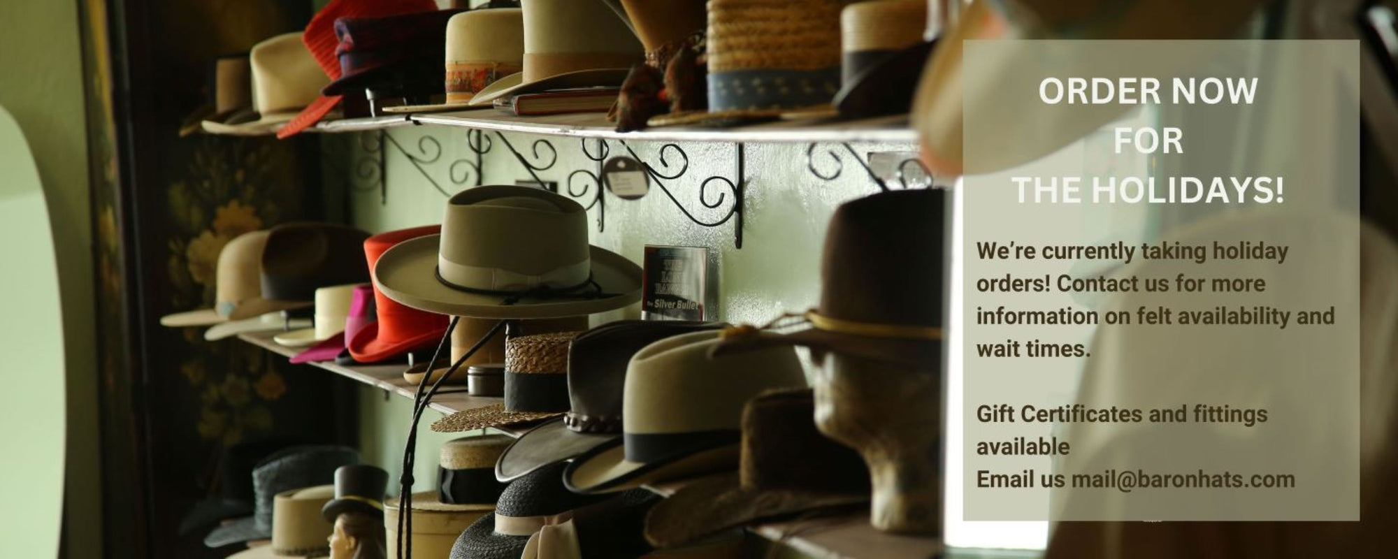 Baron Hats - made one at a time in the USA – BaronHats